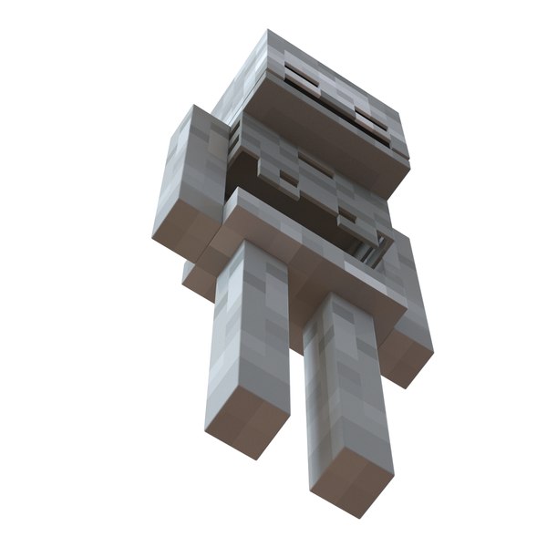 modelo 3d Minecraft Skeleton Rigged para Modo - TurboSquid 1537617