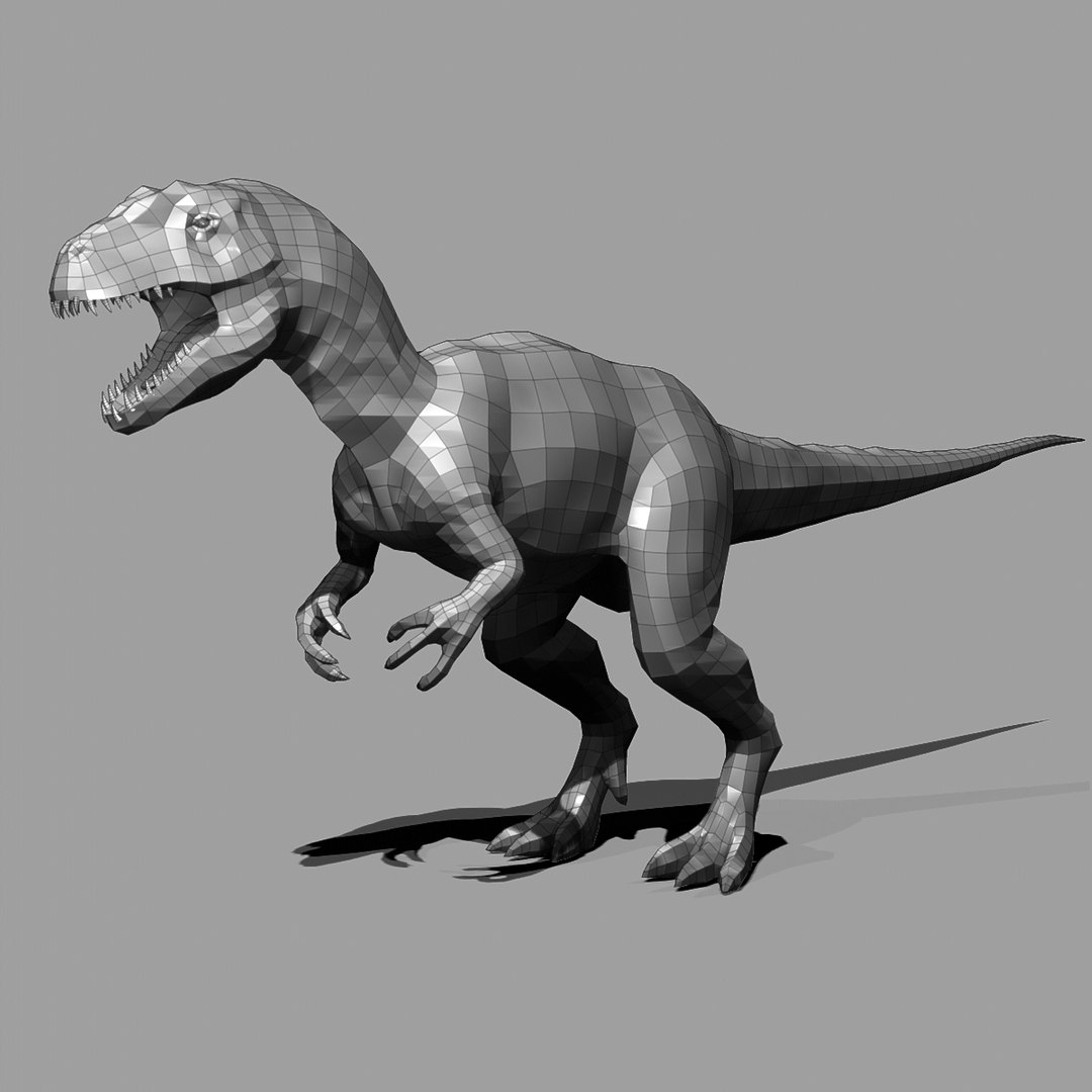 dino dinosaur allosaurus 3d model