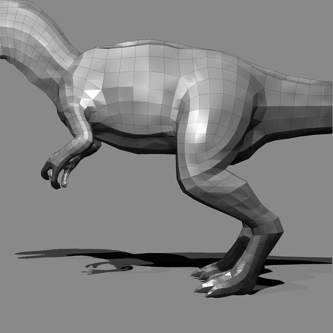 dino dinosaur allosaurus 3d model