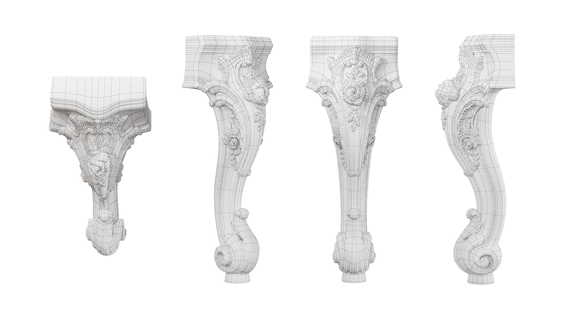 Classic Leg 074 3D Model - TurboSquid 2121101