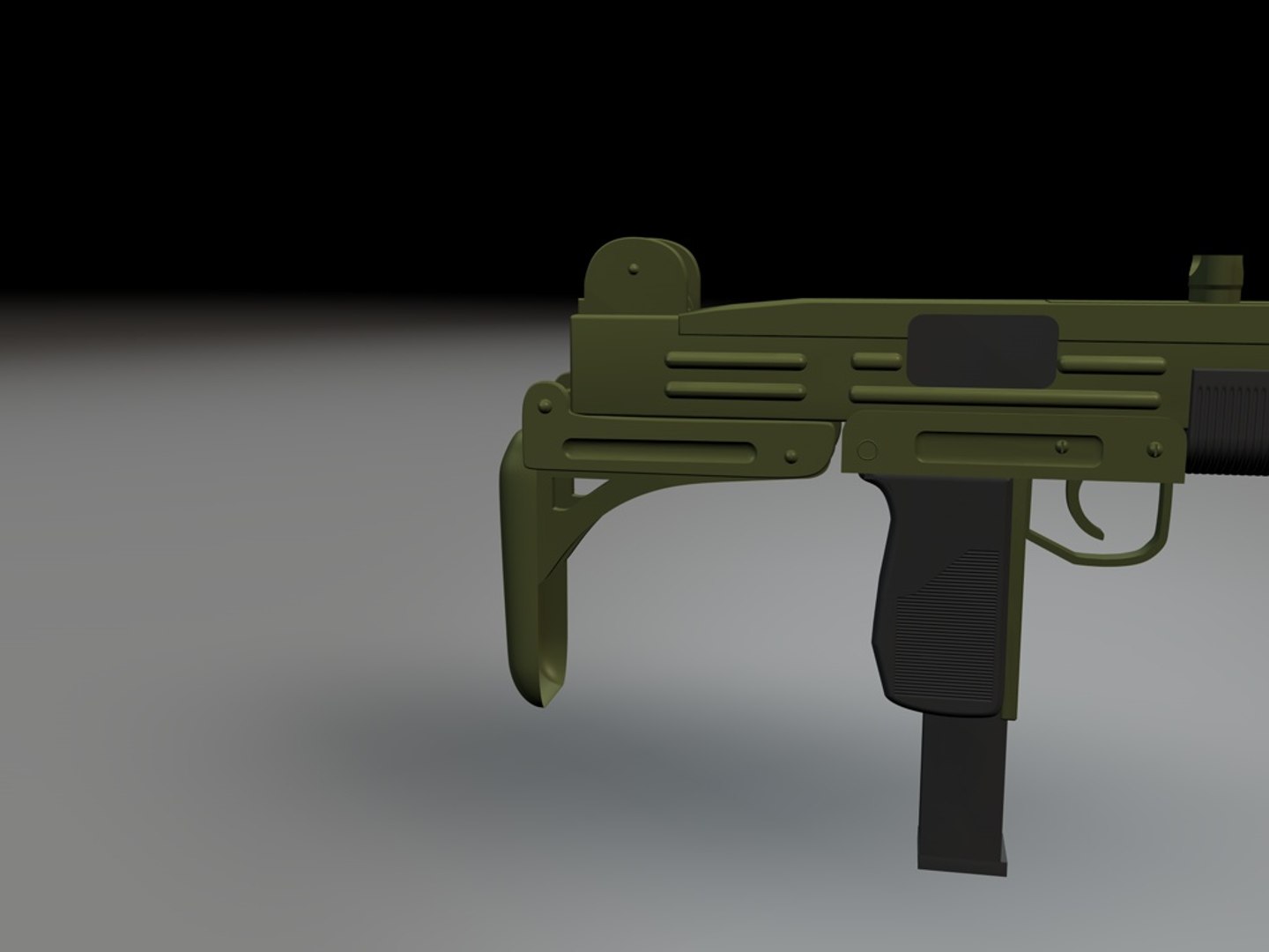 uzi 3d c4d