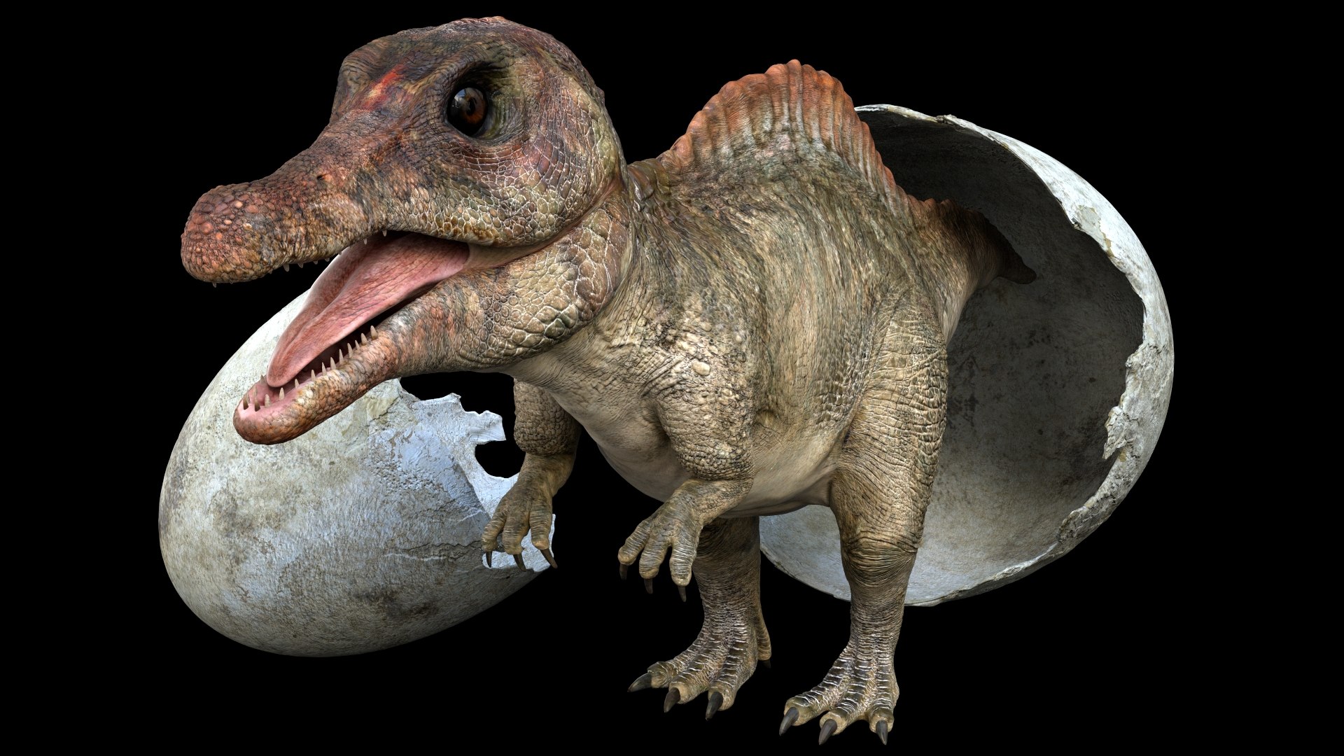 Realistic Dinosaur Rig 3D Model - TurboSquid 1492711