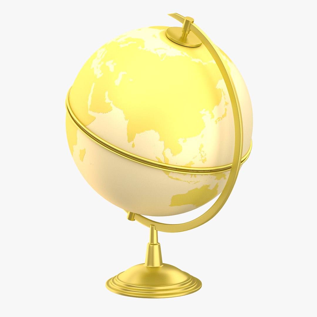 Antique Globe 3d Obj