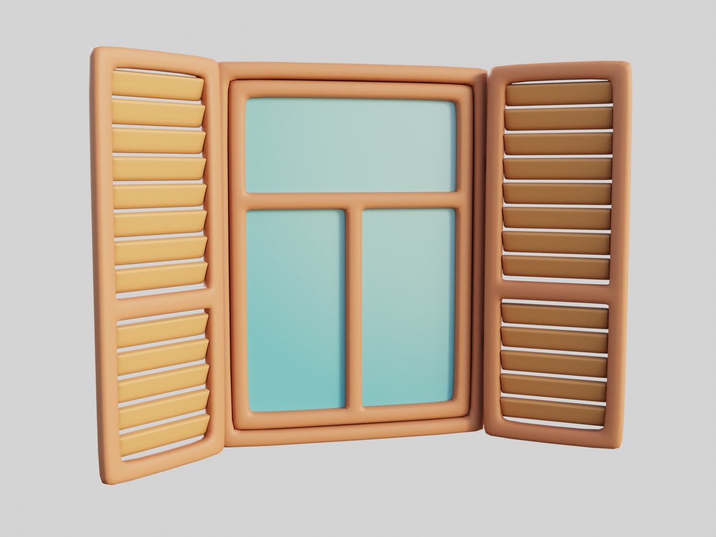 3D Model Cartoon Window 26a - TurboSquid 1905988