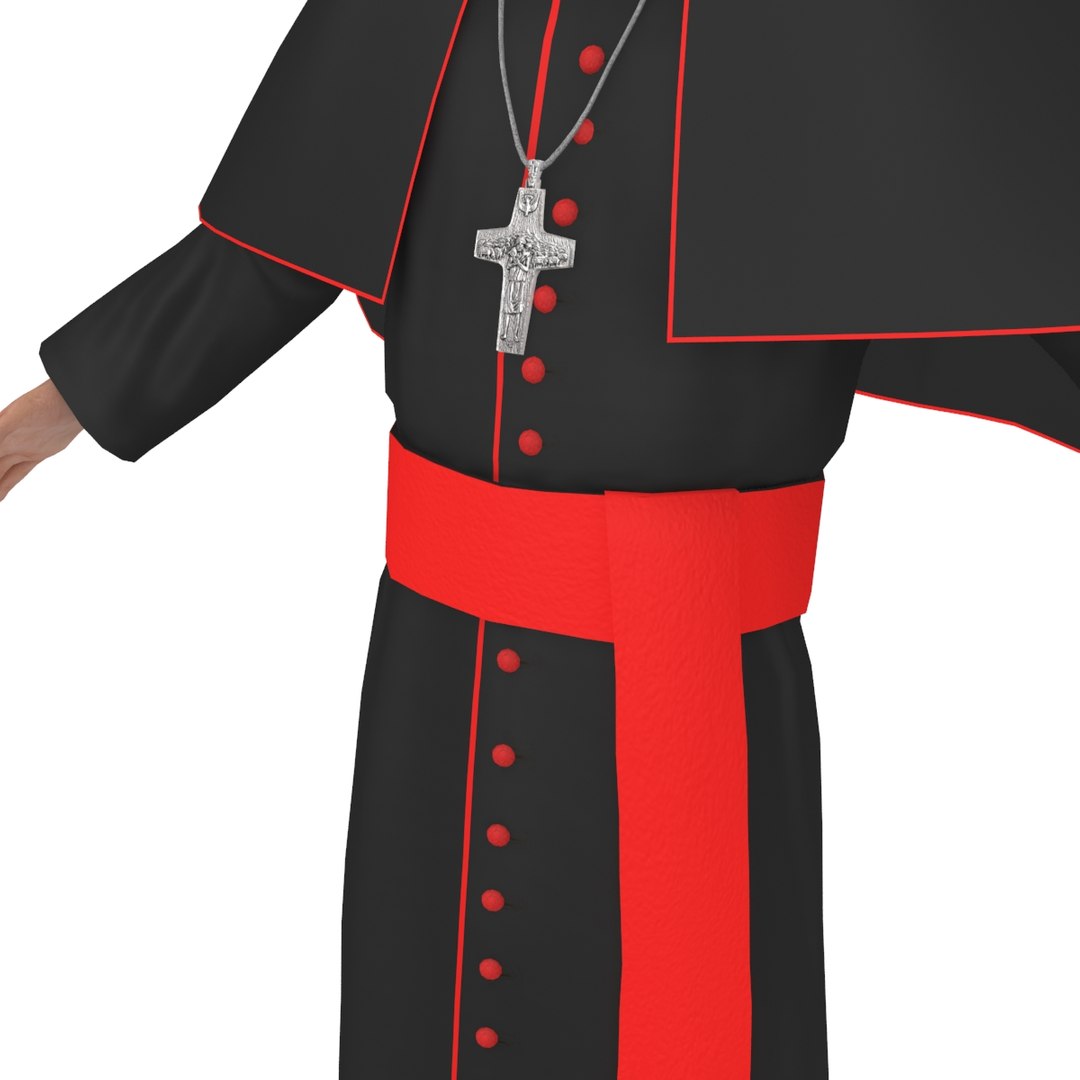 3D Catholic Priest Model - TurboSquid 1280242
