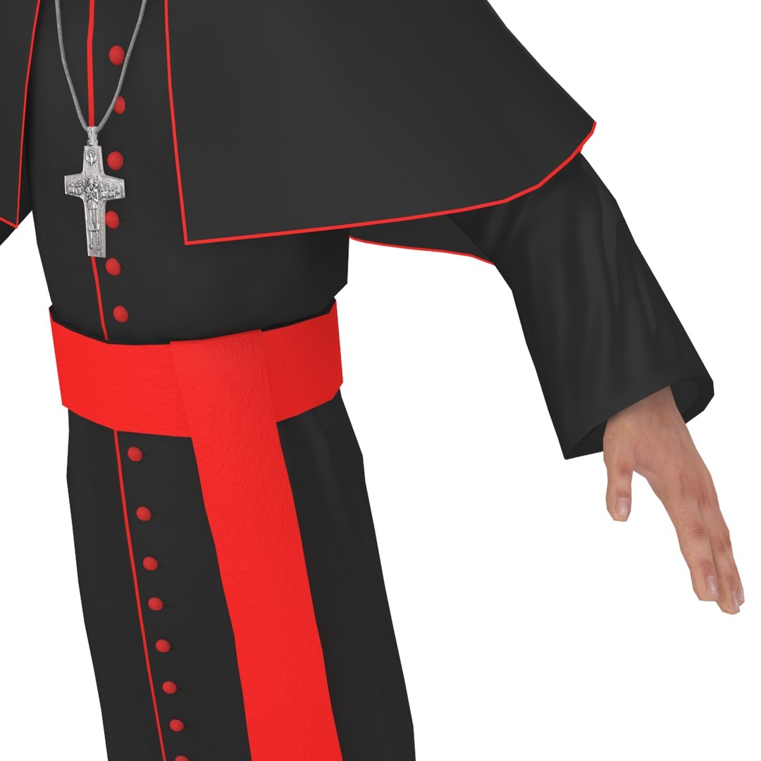 3D Catholic Priest Model - TurboSquid 1280242