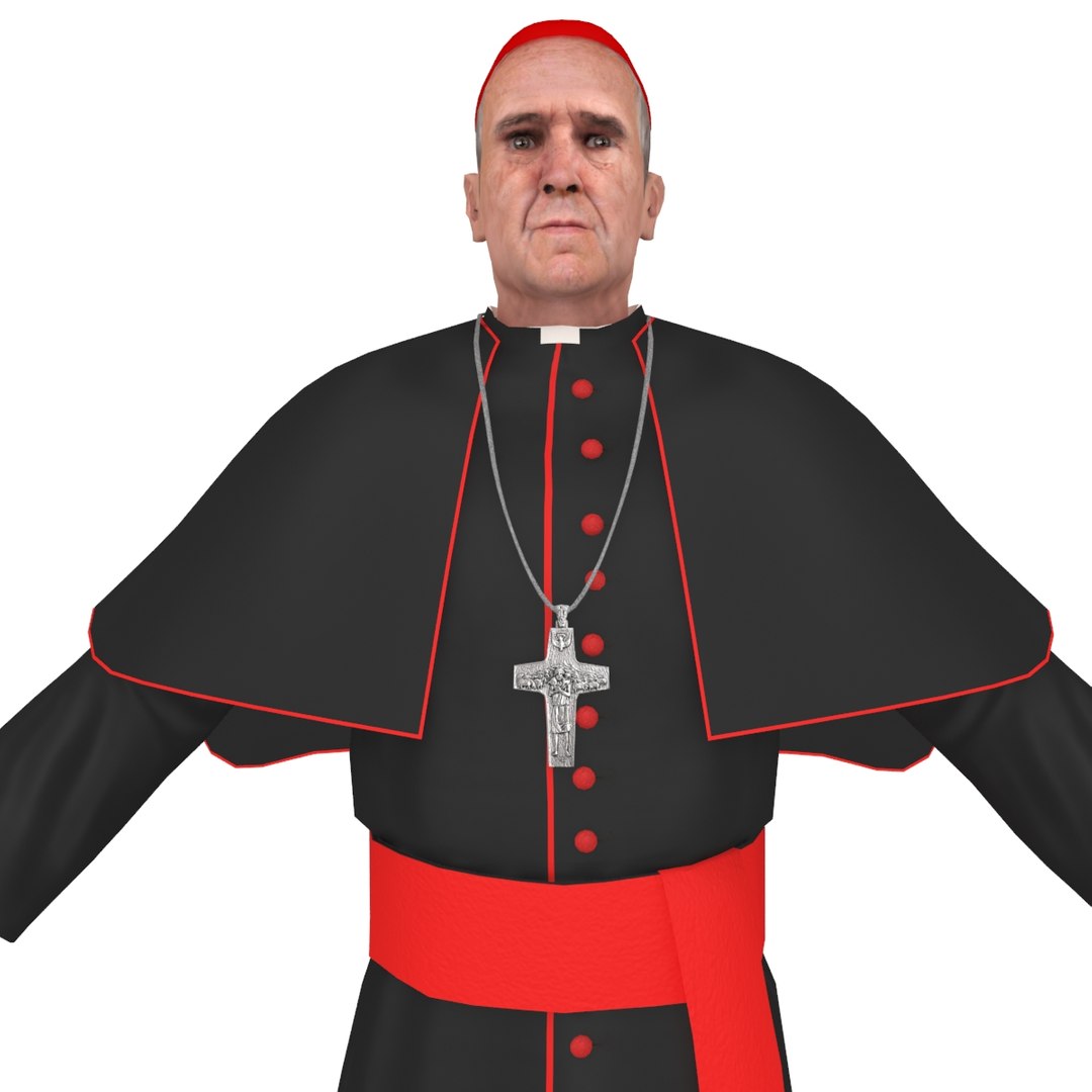 3D Catholic Priest Model - TurboSquid 1280242