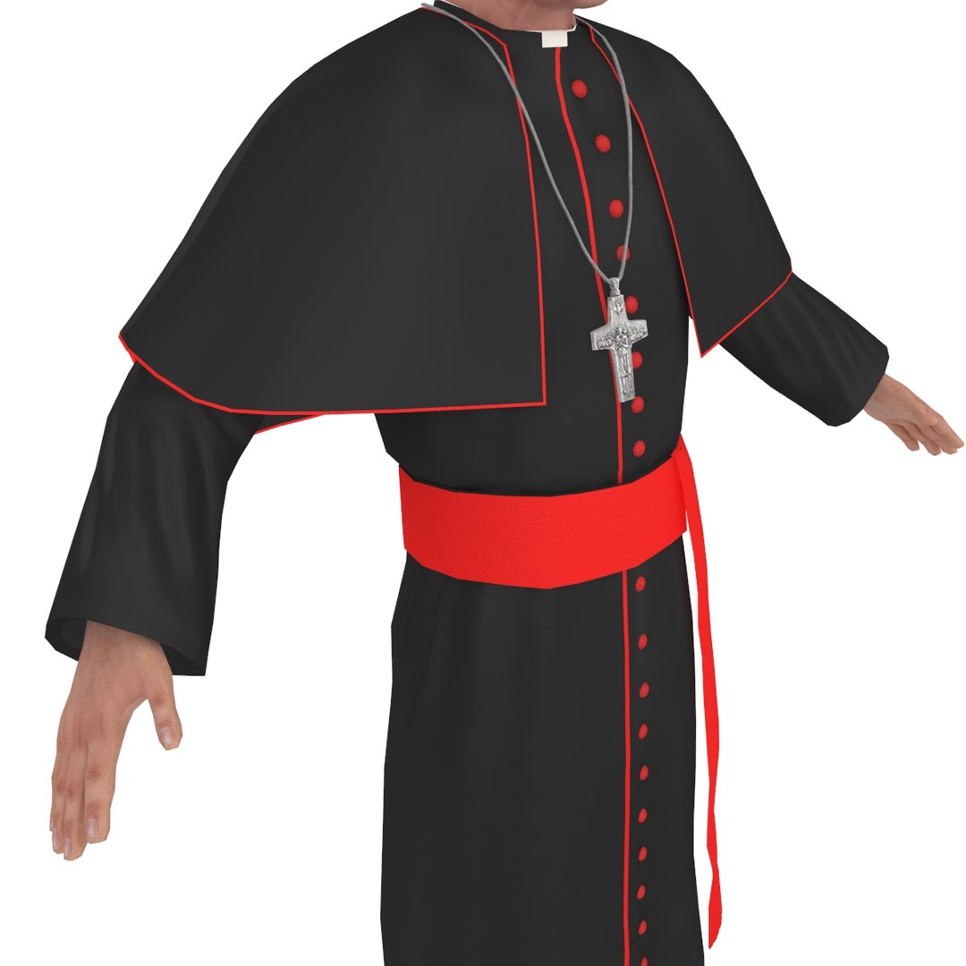3D Catholic Priest Model - TurboSquid 1280242