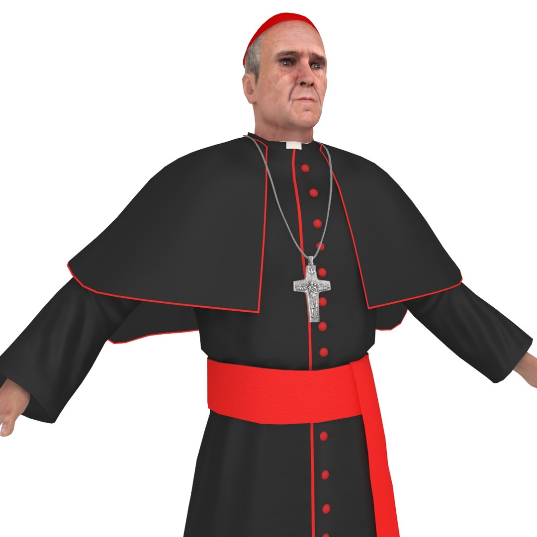 3D Catholic Priest Model - TurboSquid 1280242