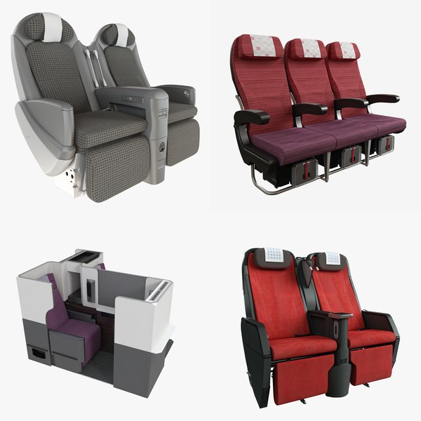 3d jal sky shell seat model