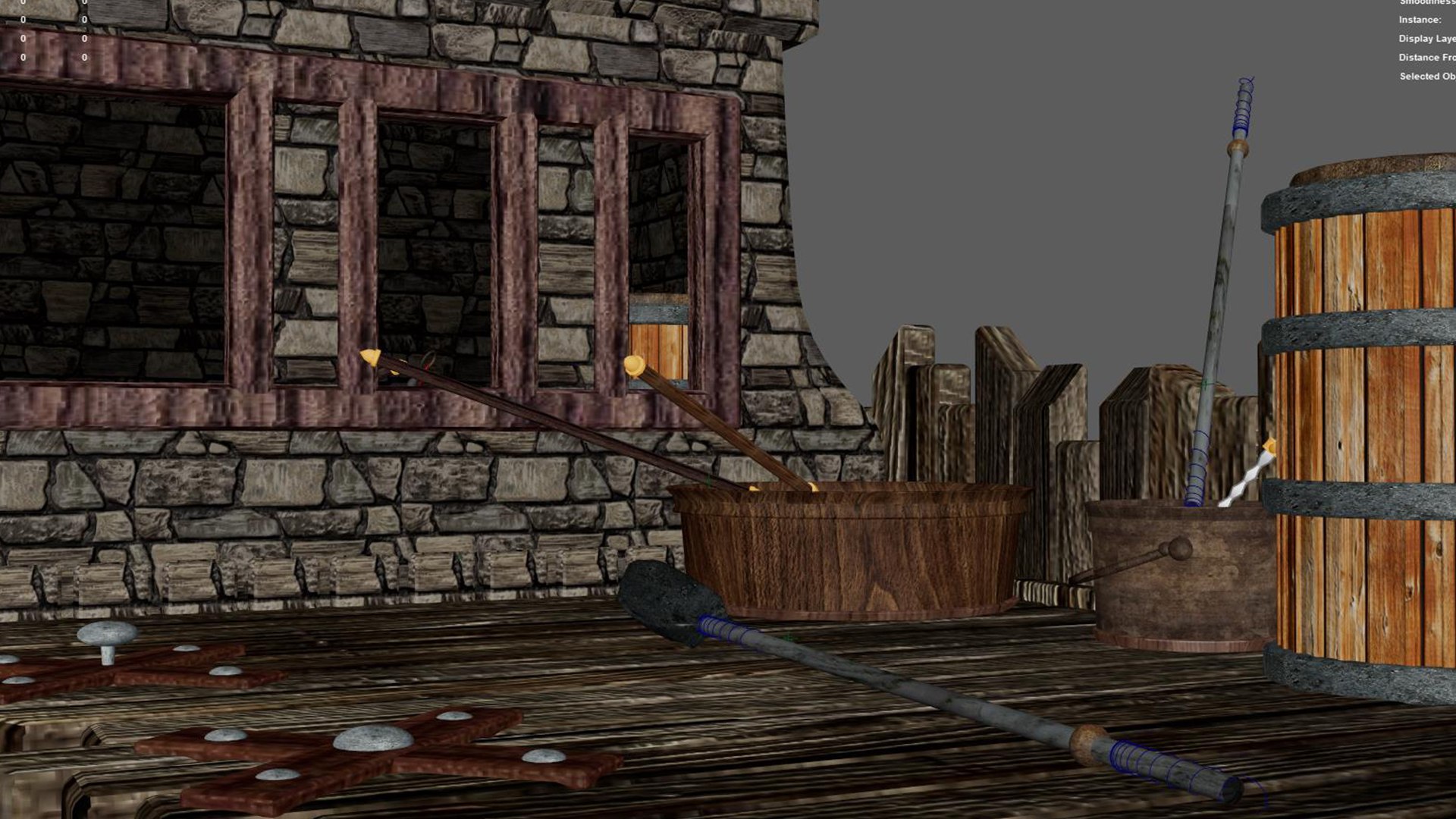 3D Medieval Blacksmith Forge - TurboSquid 1880754