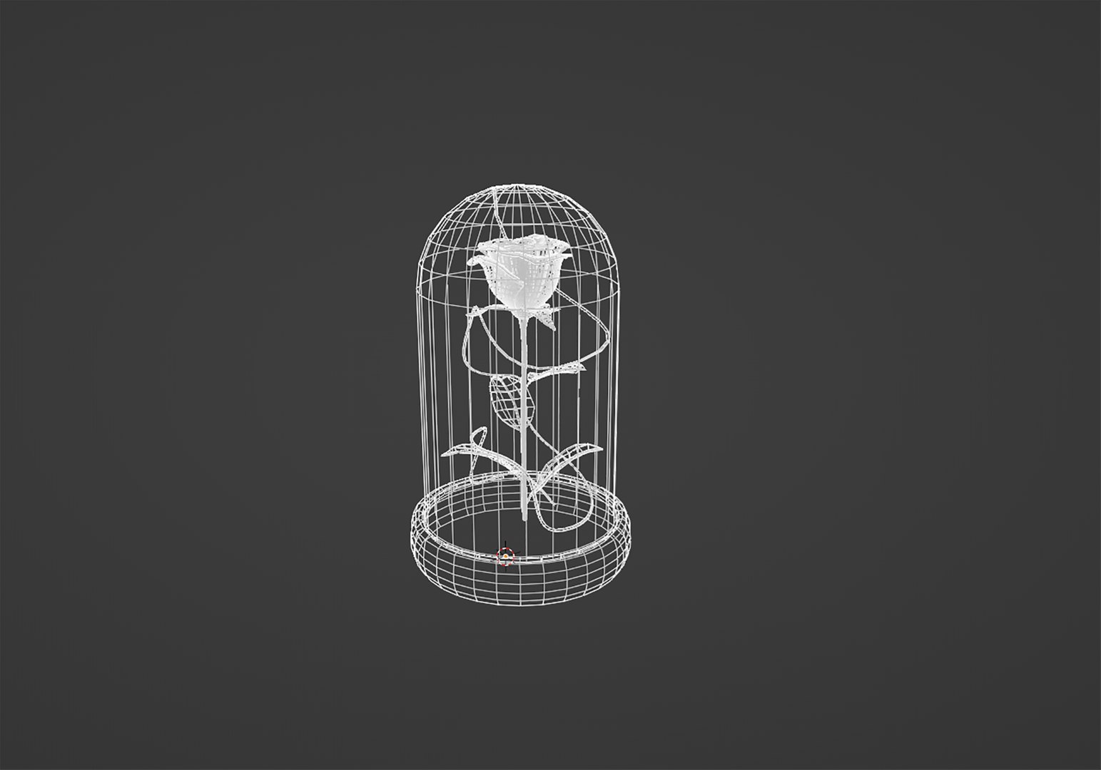 Rose Glass 3D - TurboSquid 2246913