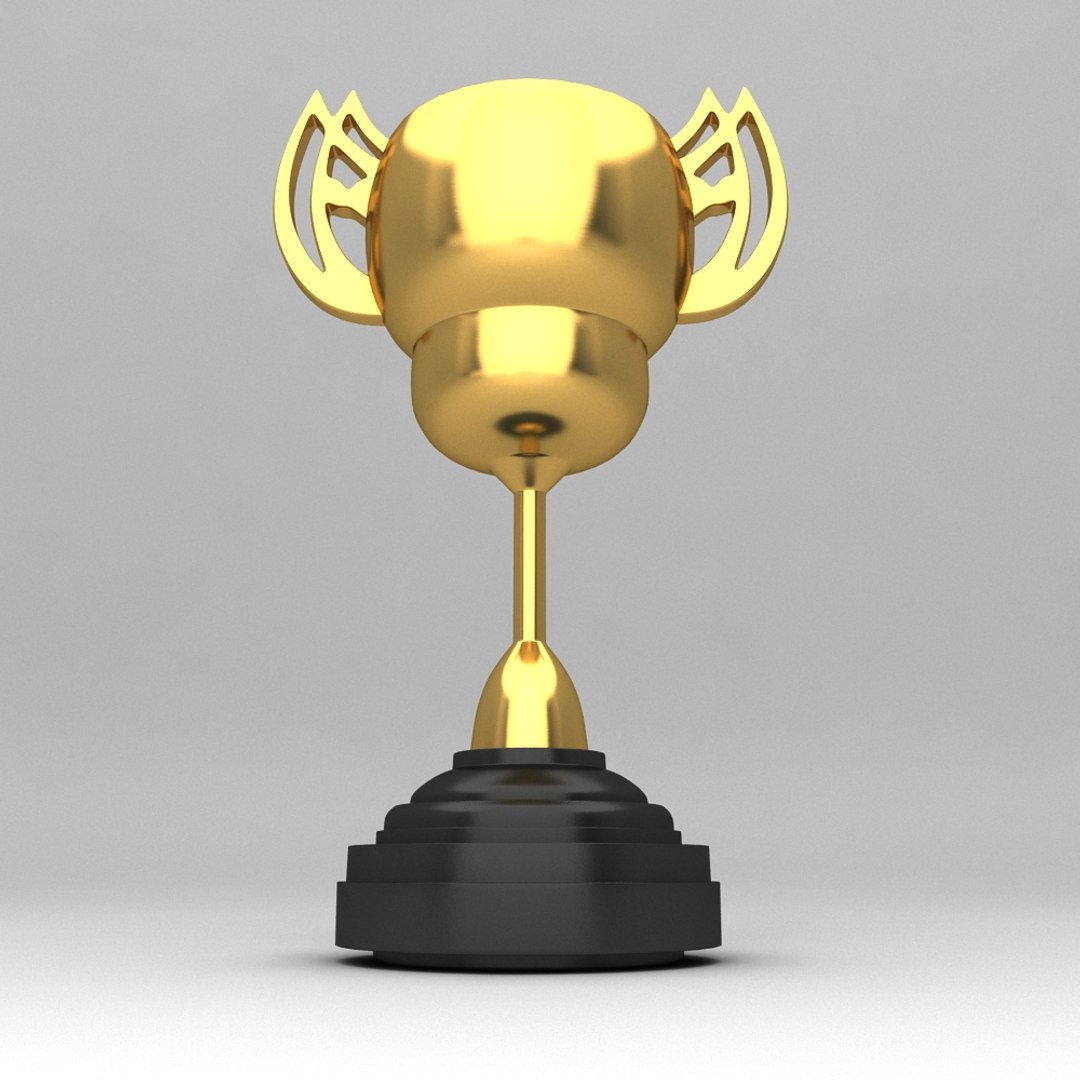 3d model awards trophies