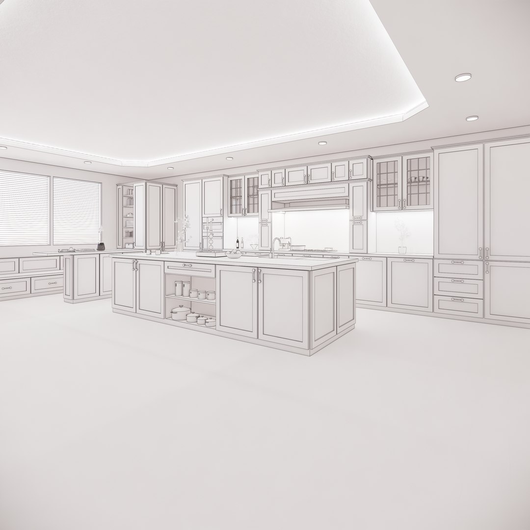 Kitchen Revit Parametric Model - TurboSquid 1678523