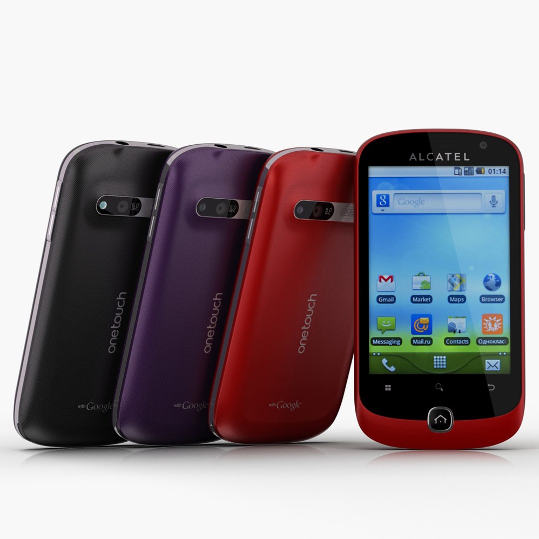 3d Alcatel Ot 990 Cell Phone