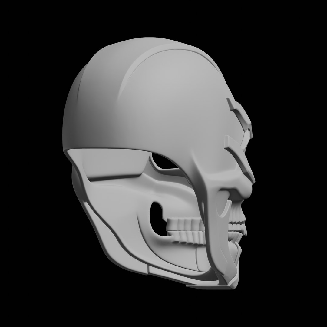 Armored Skull Skeleton Mask 3D Print Model 3D - TurboSquid 2520638