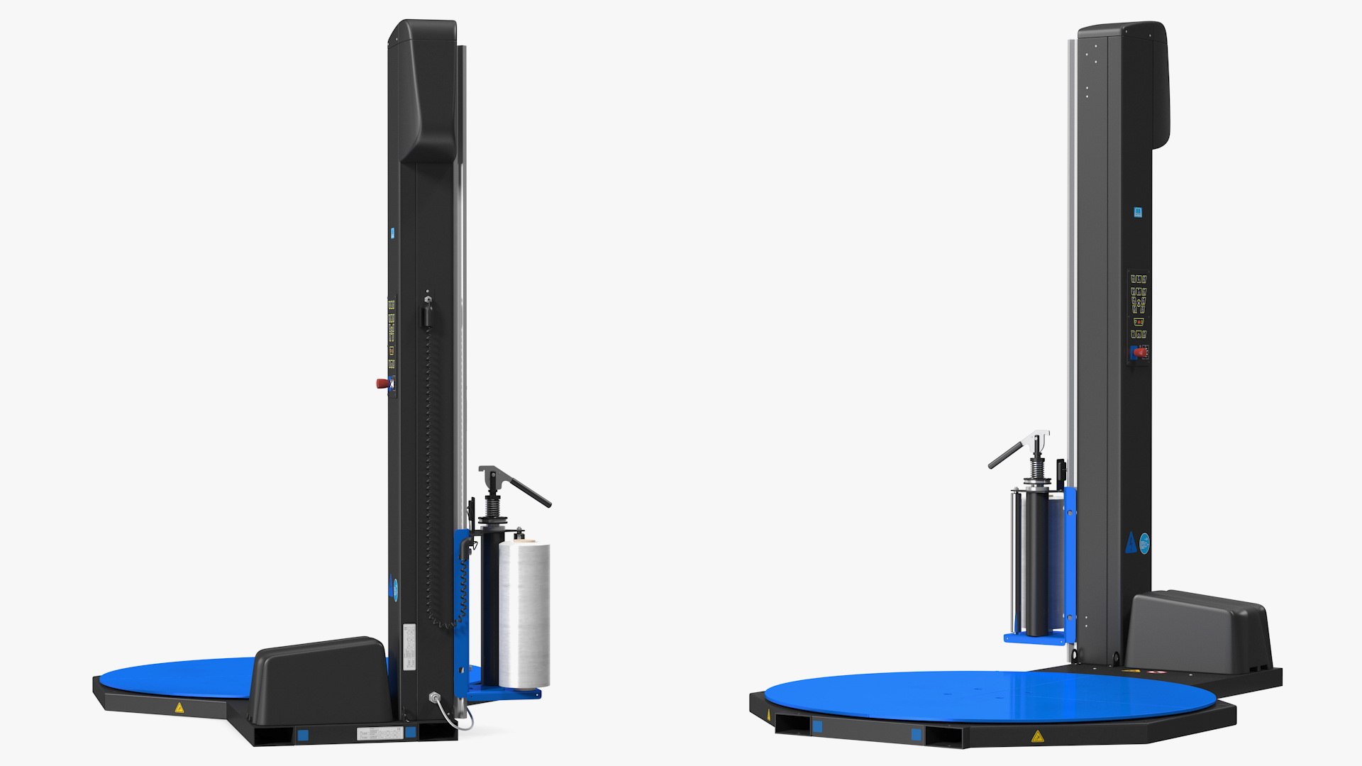 Semi automatic pallet wrapping 3D model - TurboSquid 1658016