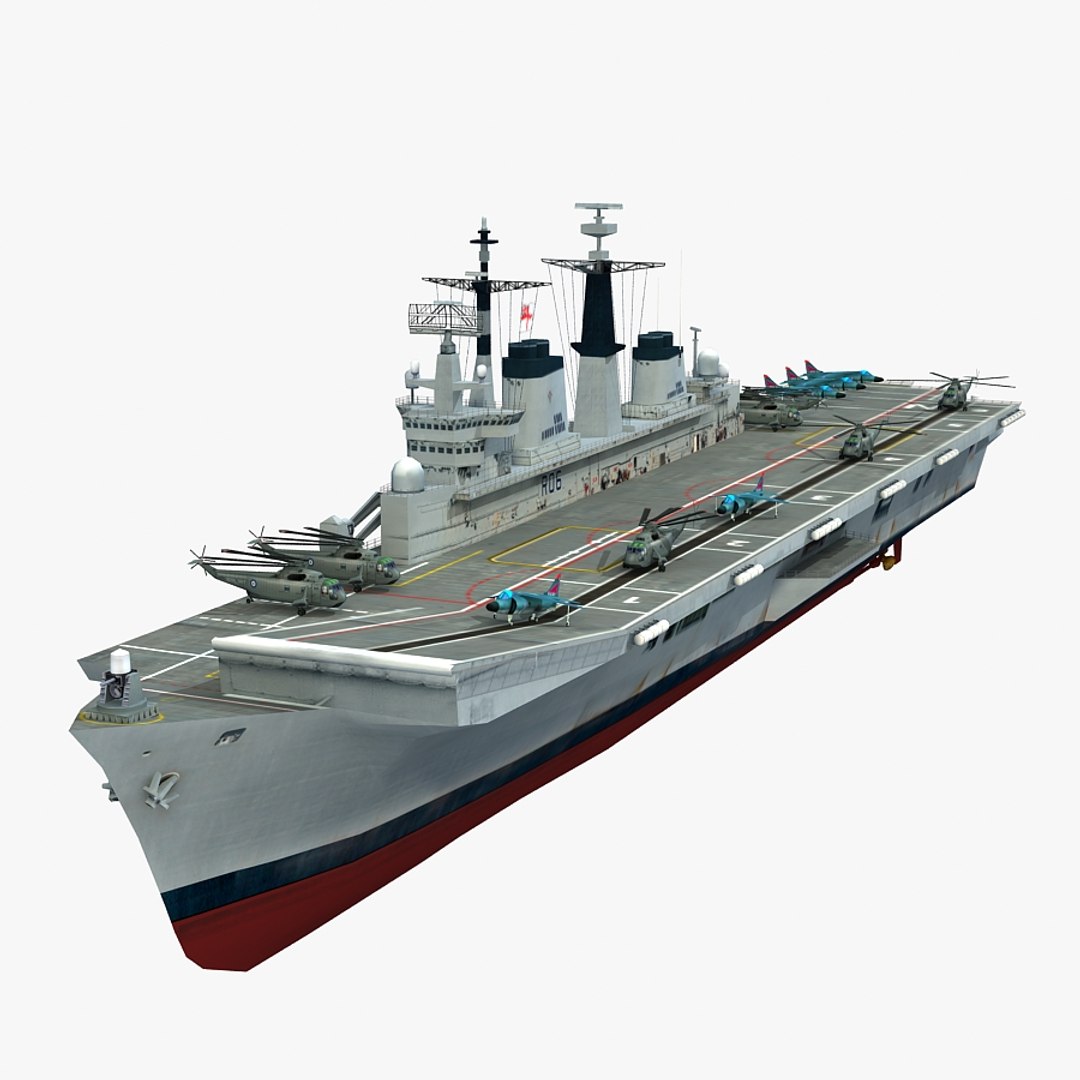 3ds Max Hms Illustrious R06 Carrier
