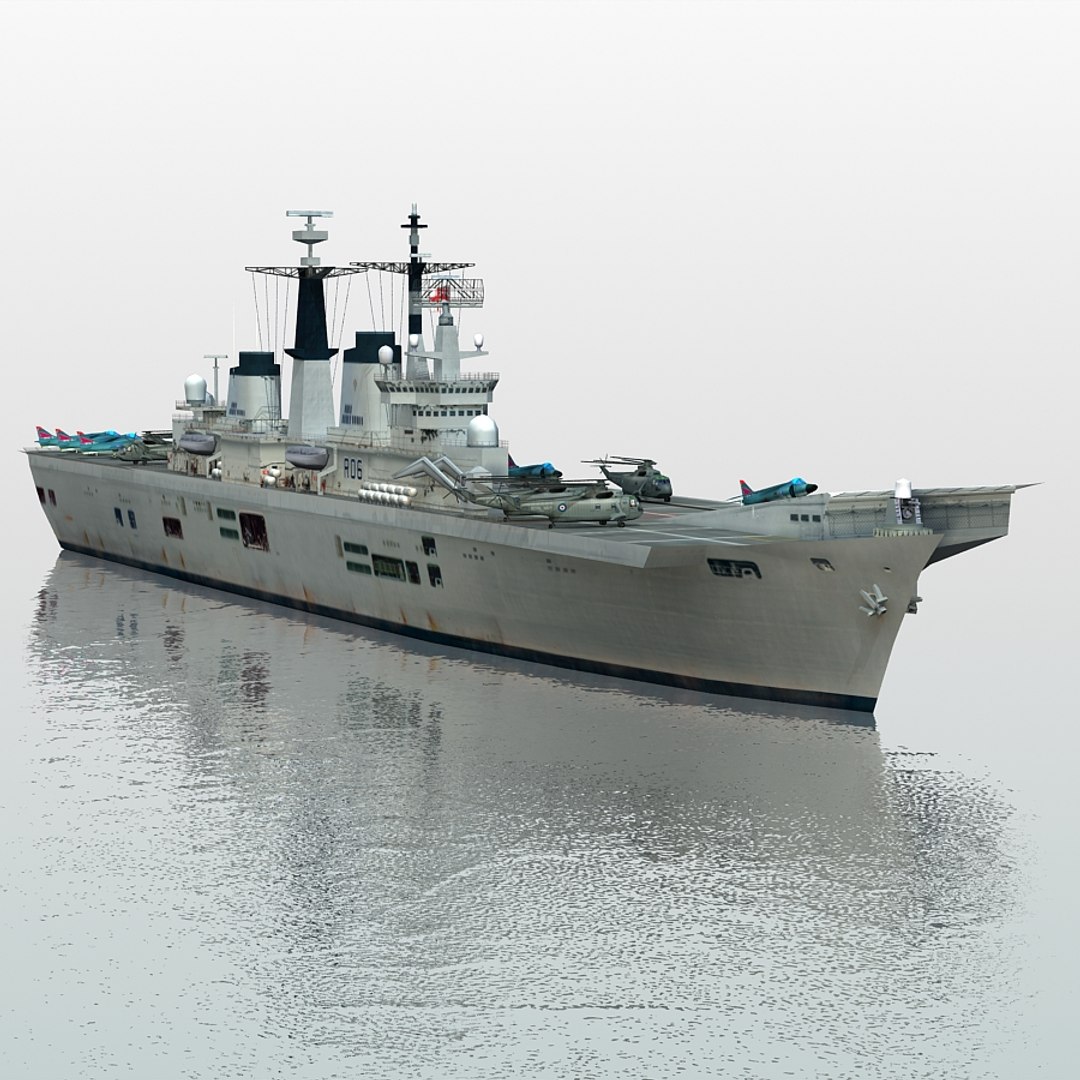 3ds Max Hms Illustrious R06 Carrier