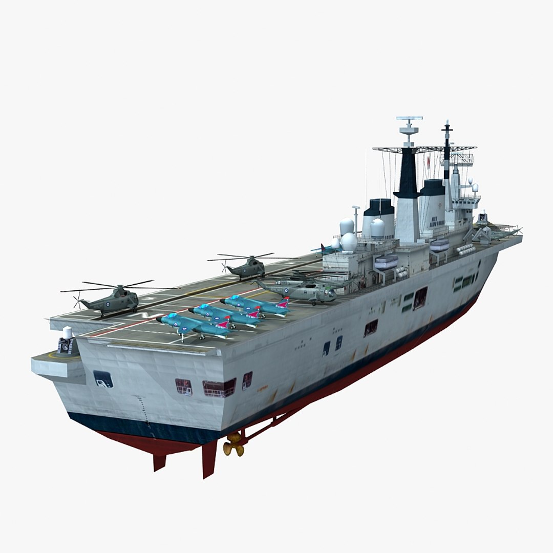 3ds Max Hms Illustrious R06 Carrier