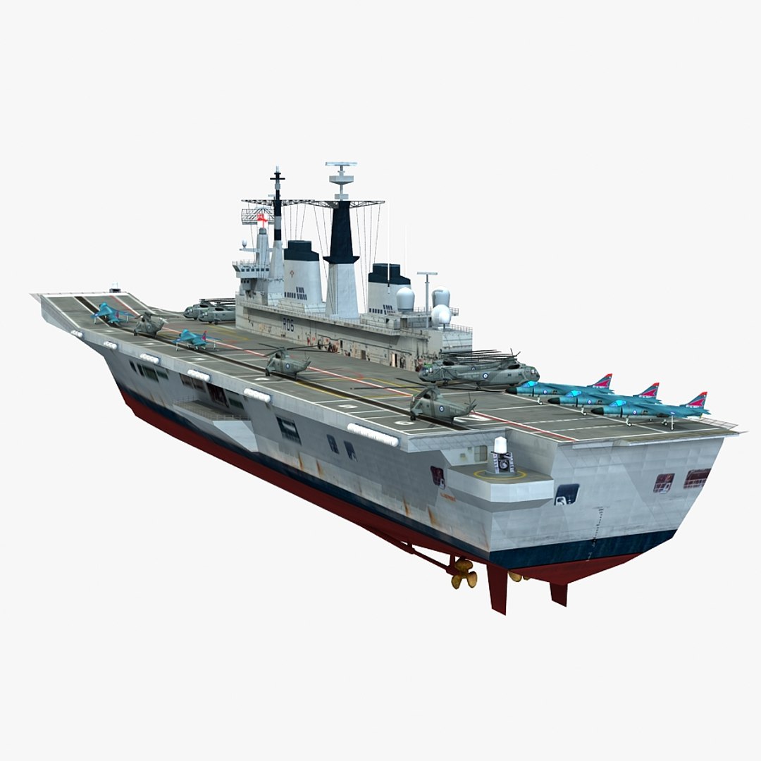 3ds Max Hms Illustrious R06 Carrier