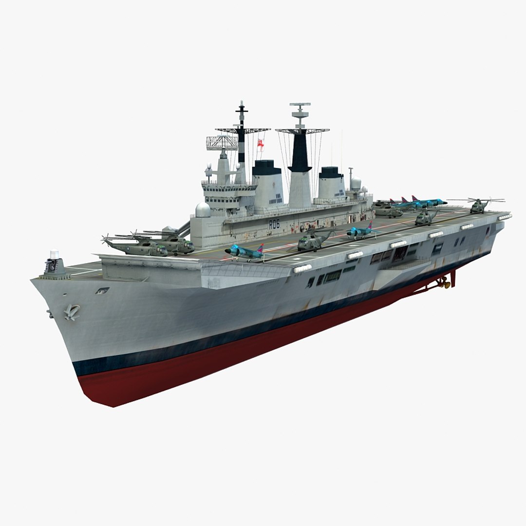 3ds Max Hms Illustrious R06 Carrier