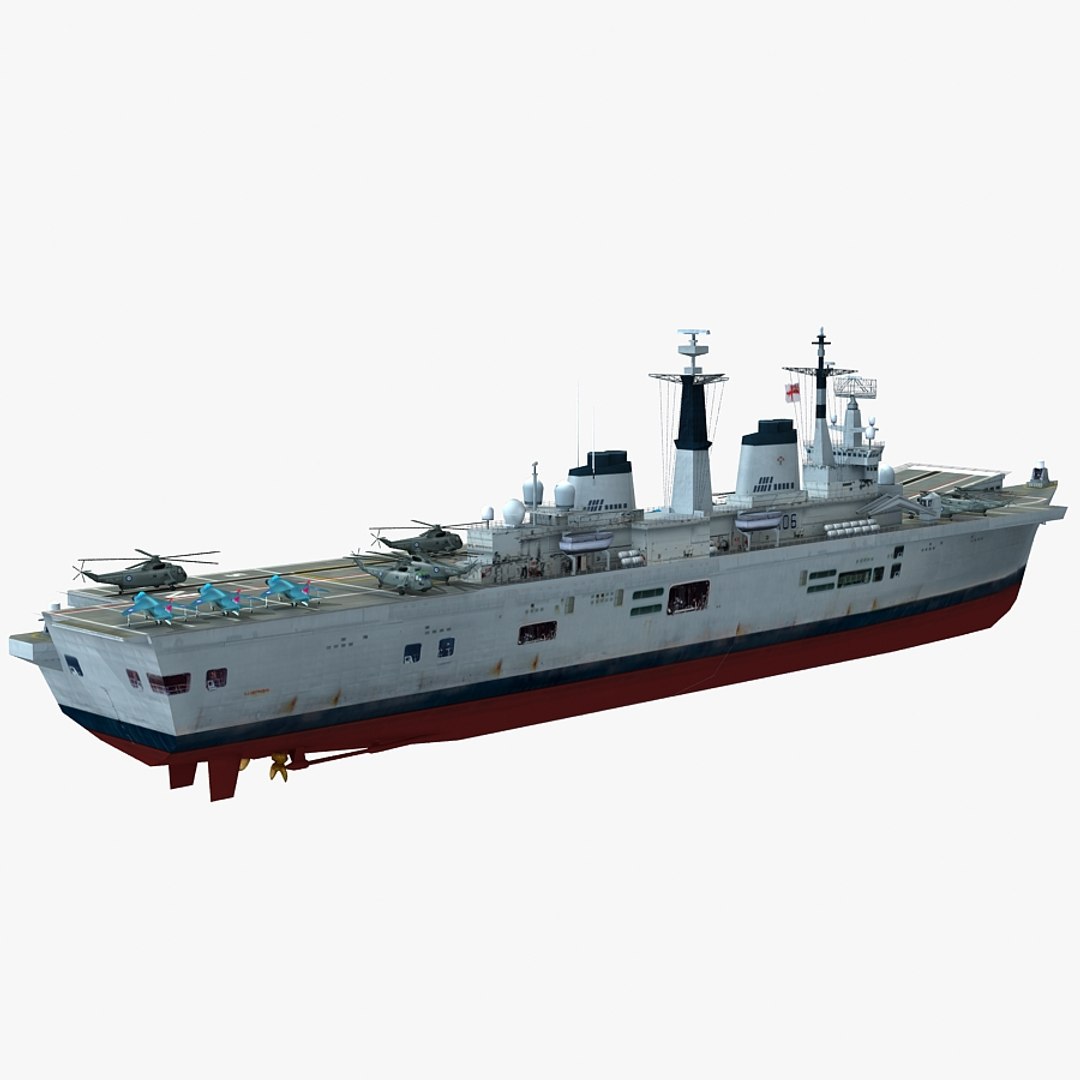 3ds Max Hms Illustrious R06 Carrier