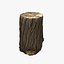 3d Wood Log Model
