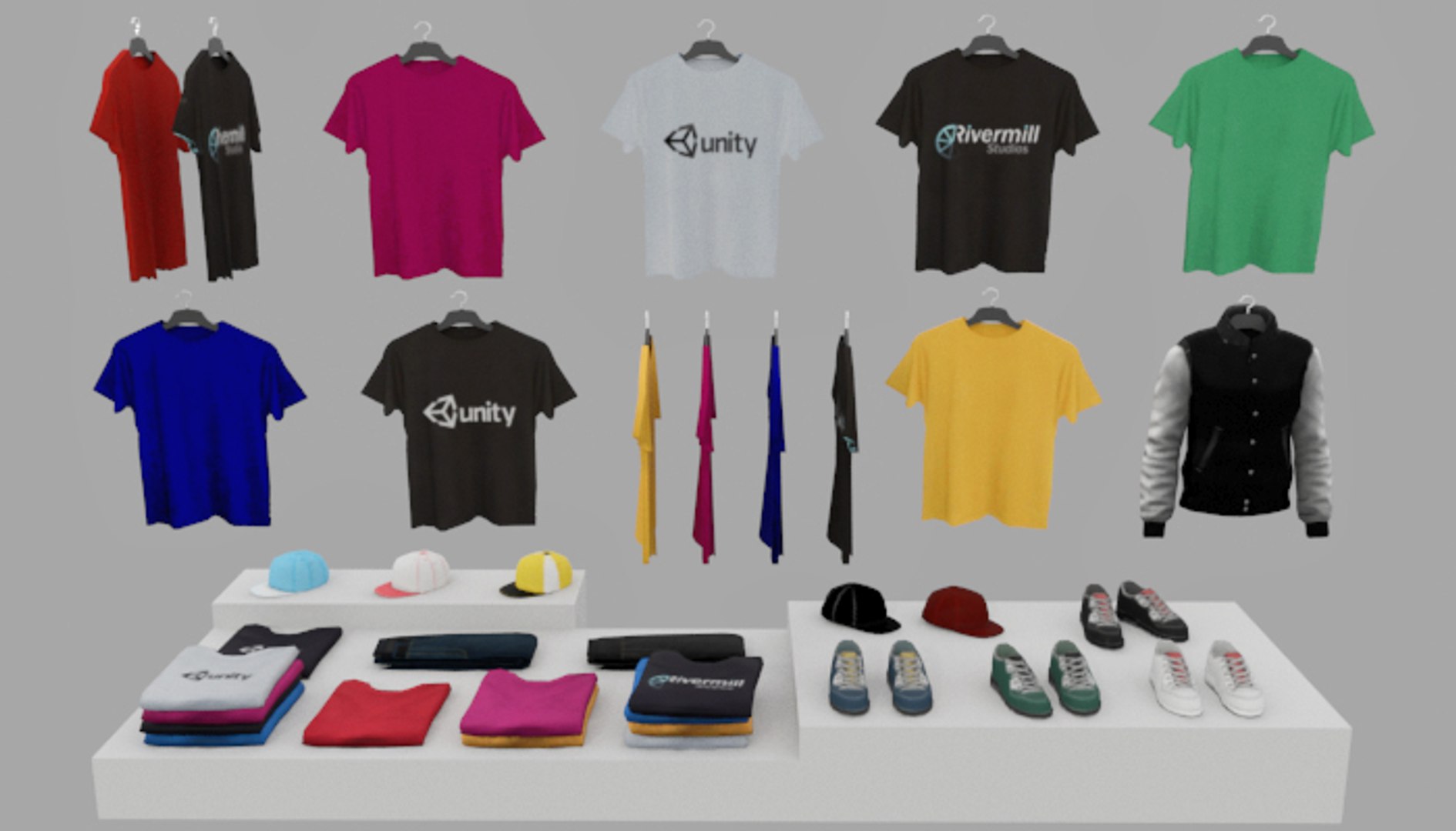 3d Clothes Pack Model