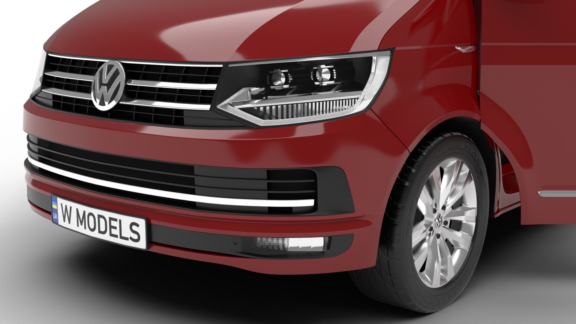 Volkswagen Tranporter T6 Multivan 2019 HQ 3d Model 3D Model - TurboSquid 2314353