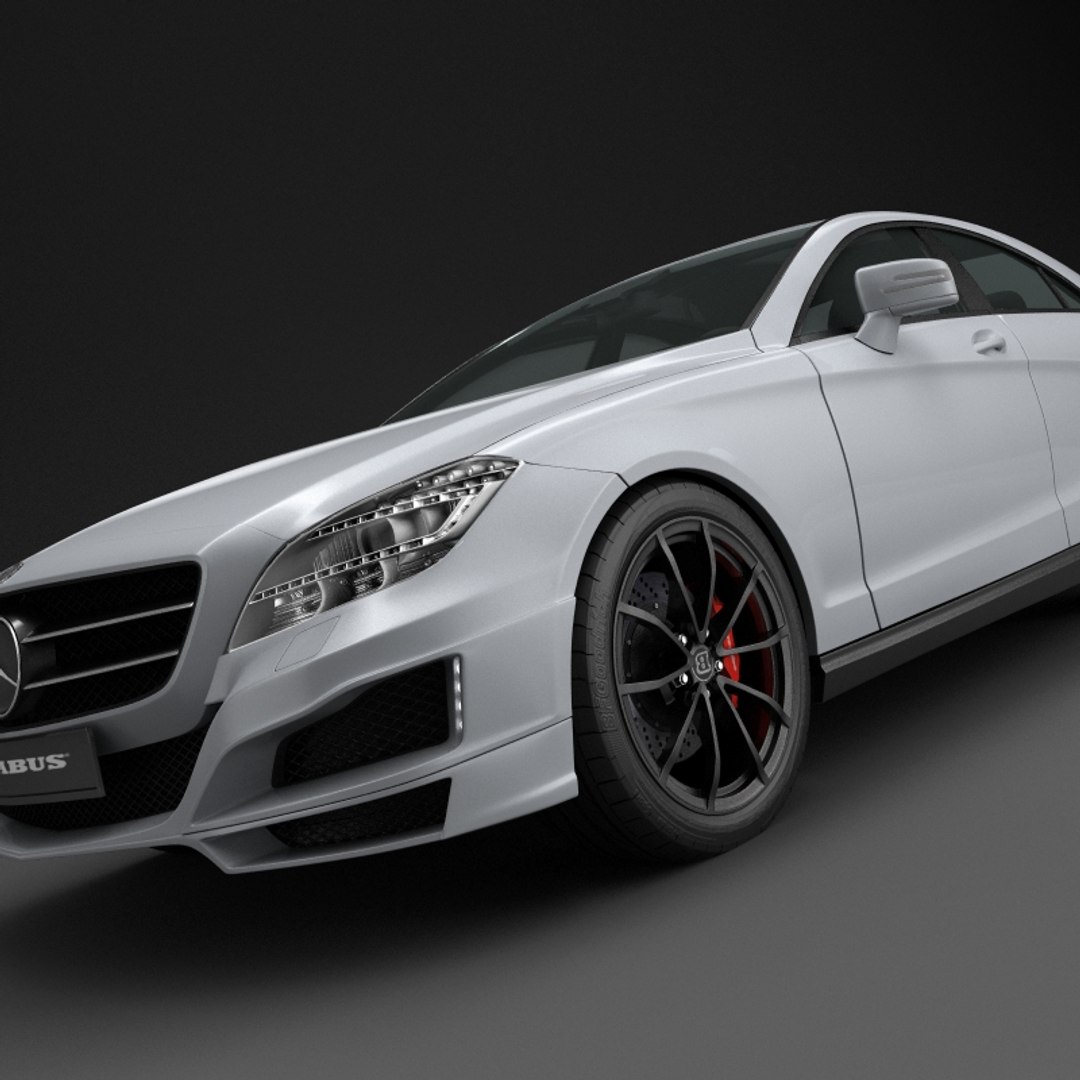 3d mercedes benz cls brabus model