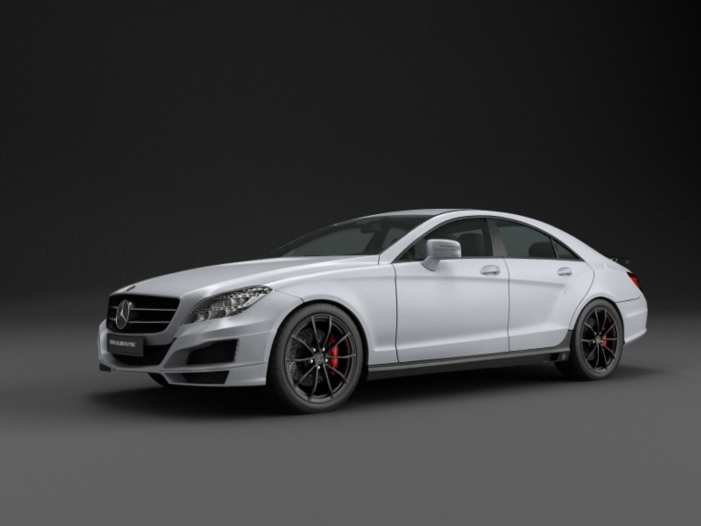 3d mercedes benz cls brabus model