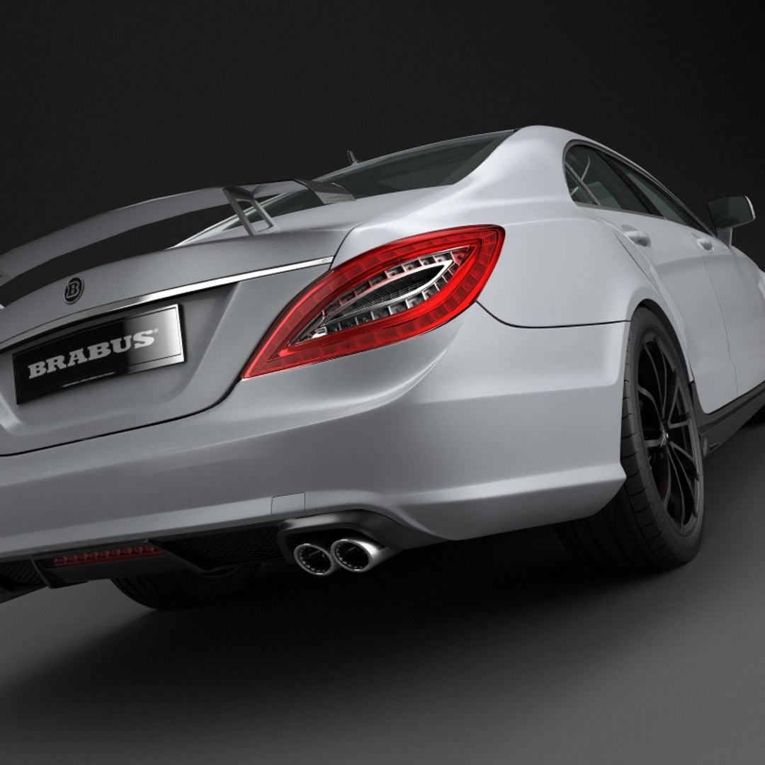 3d mercedes benz cls brabus model