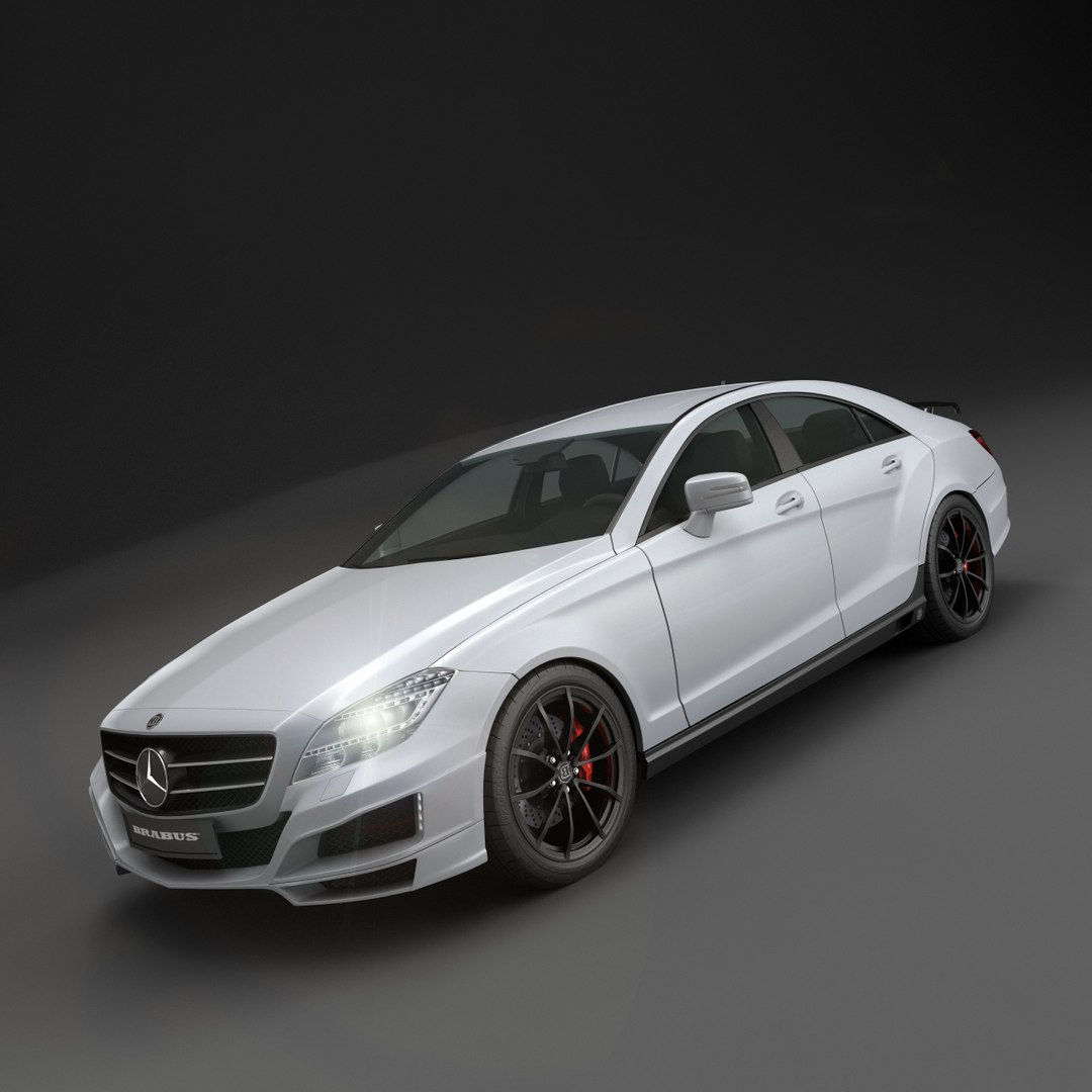 3d mercedes benz cls brabus model