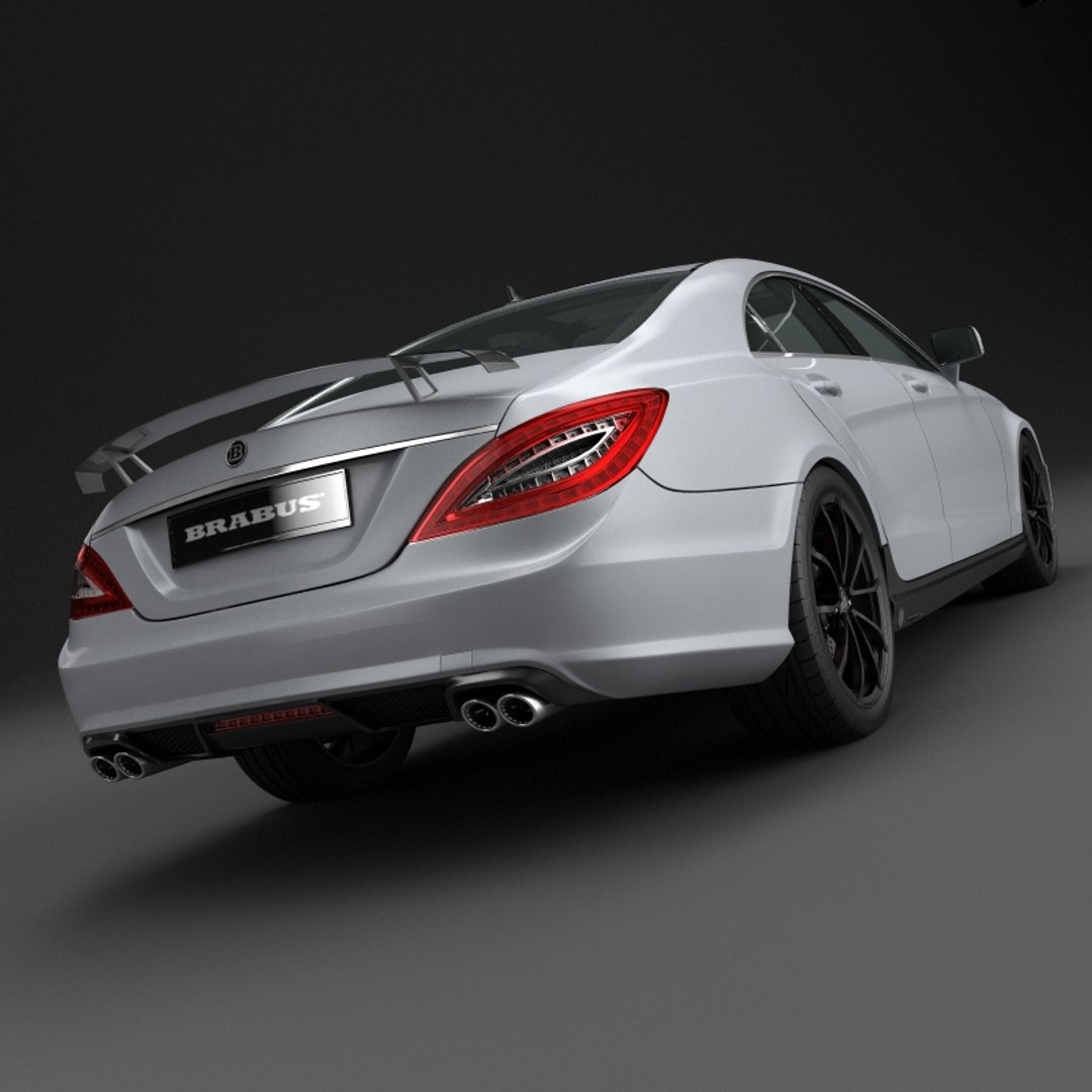 3d mercedes benz cls brabus model