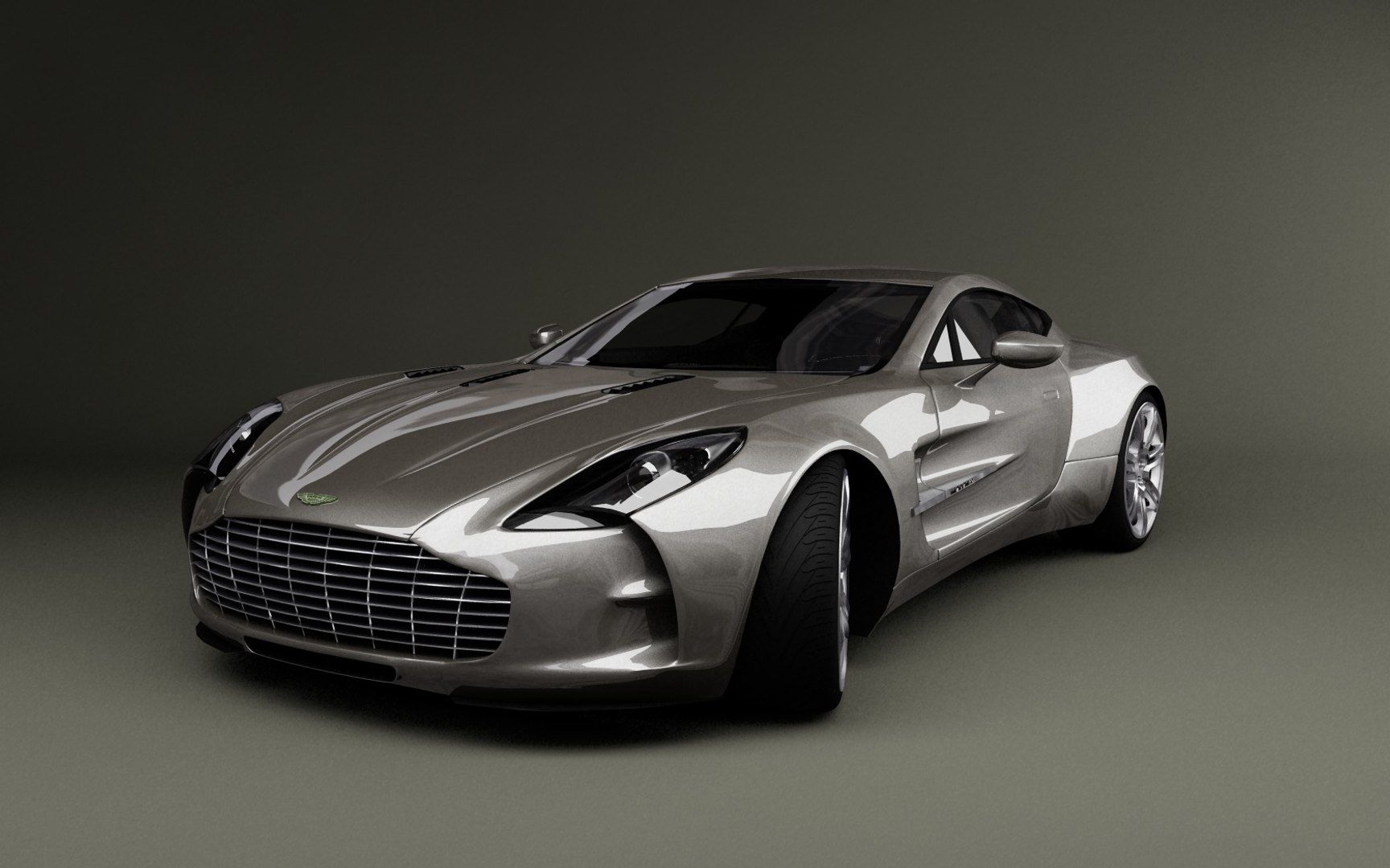 One-77 Aston Martin 3d Model