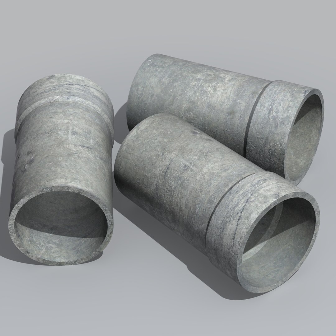3d Model Concrete Pipe