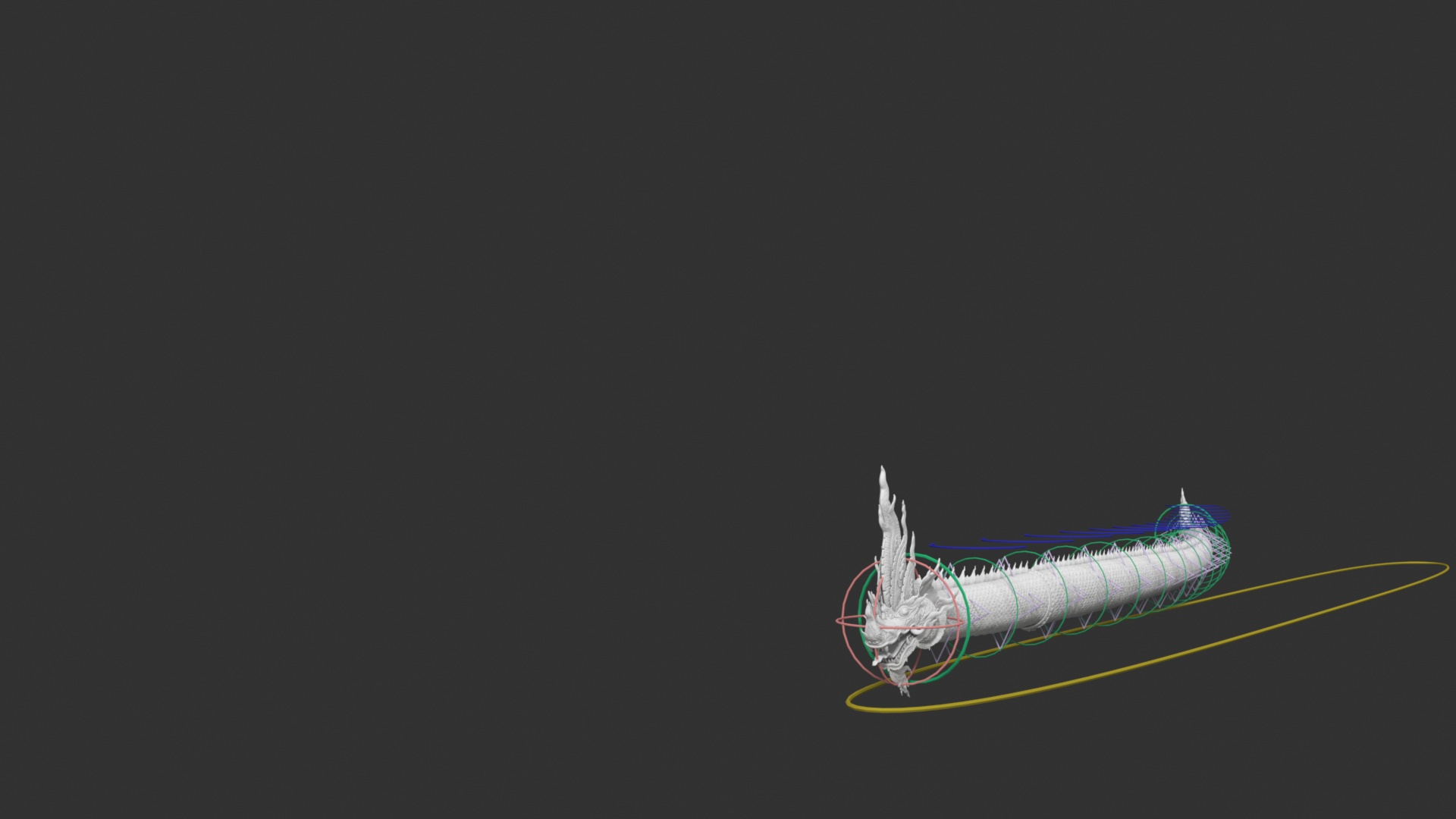 3D Model Serpent Dragon White Rigged - TurboSquid 2307866