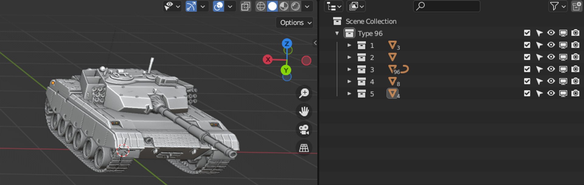 3D Type 96 TANK Model - TurboSquid 2083236