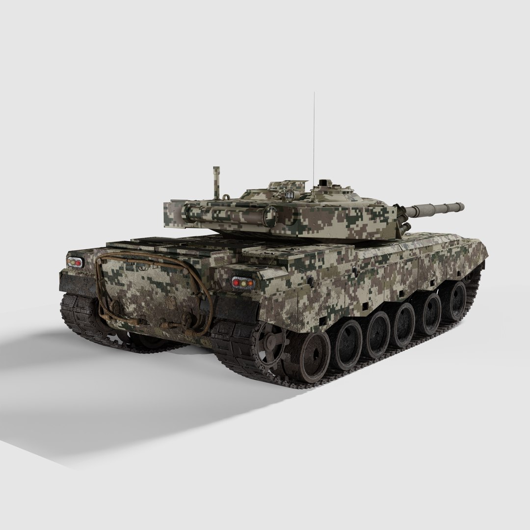 3D Type 96 TANK Model - TurboSquid 2083236