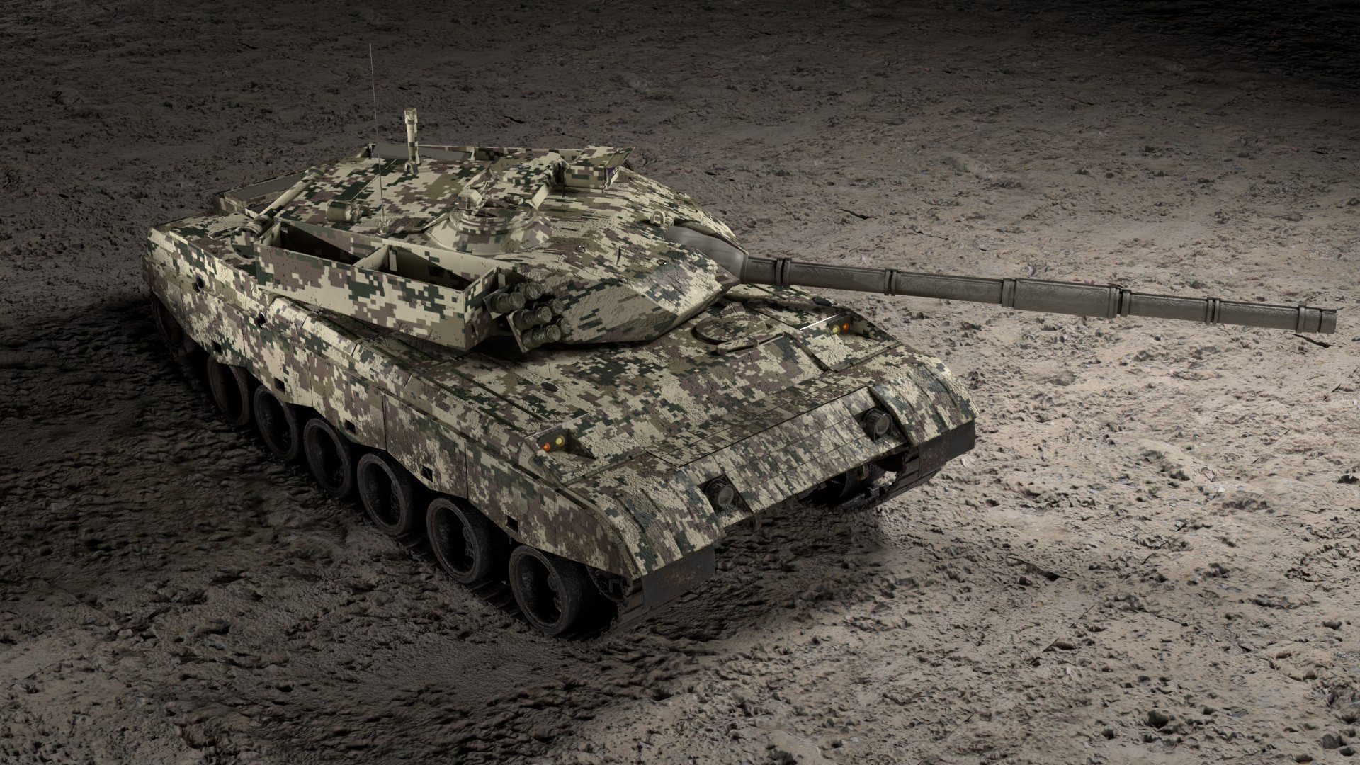 3D Type 96 TANK Model - TurboSquid 2083236