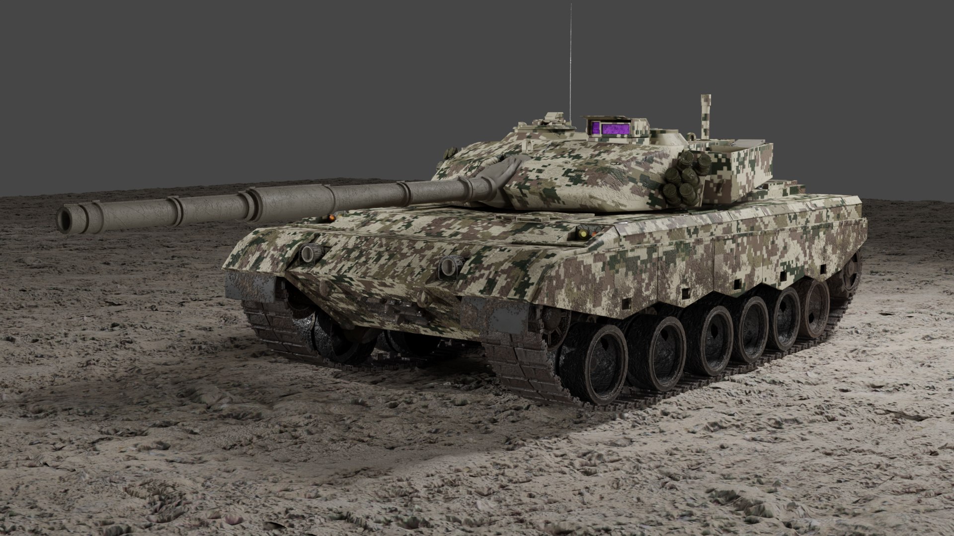 3D Type 96 TANK Model - TurboSquid 2083236
