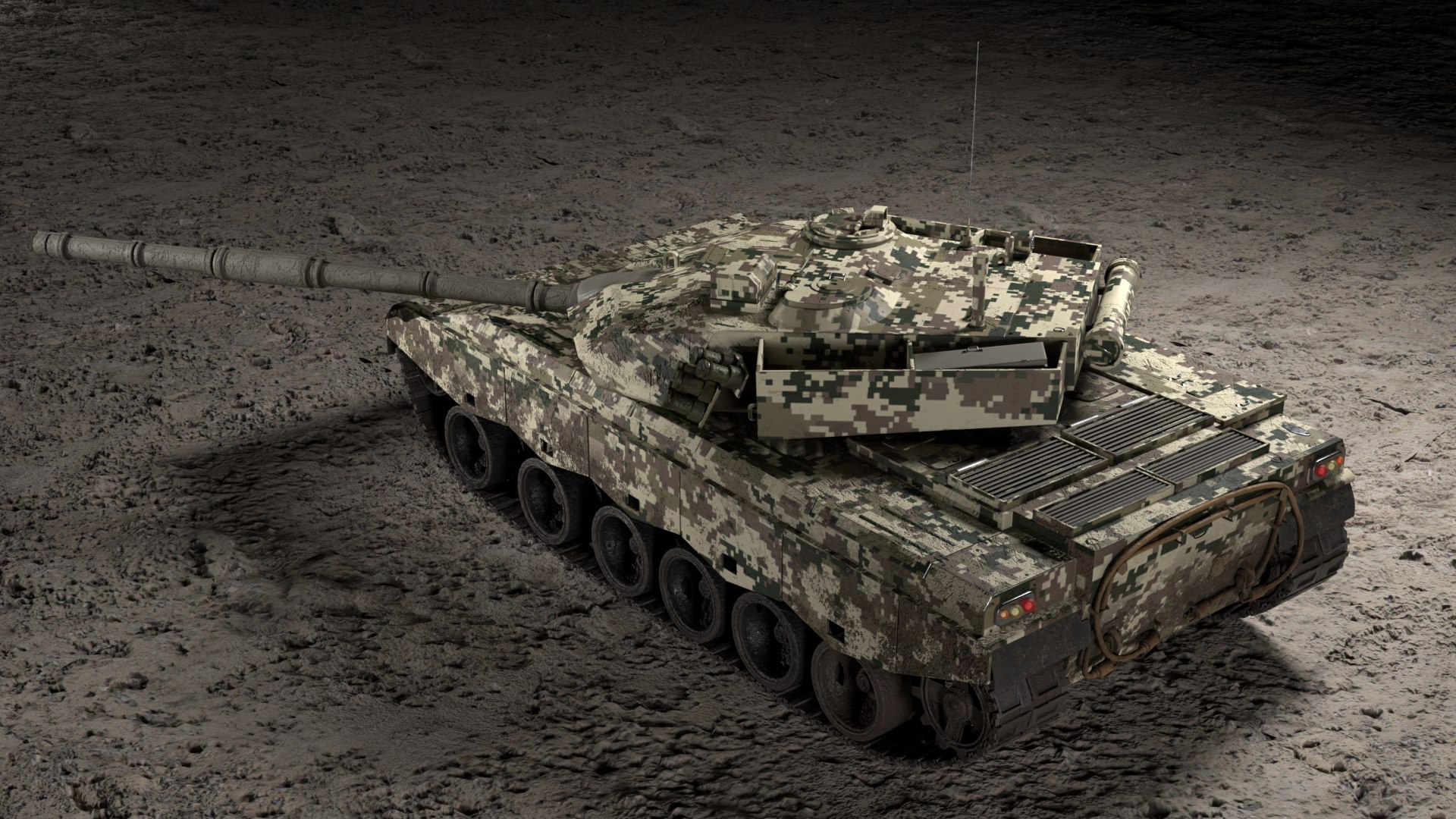 3D Type 96 TANK Model - TurboSquid 2083236