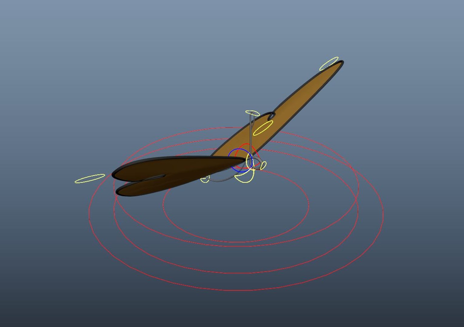 Butterfly Line Rig 3D Model - TurboSquid 1882263