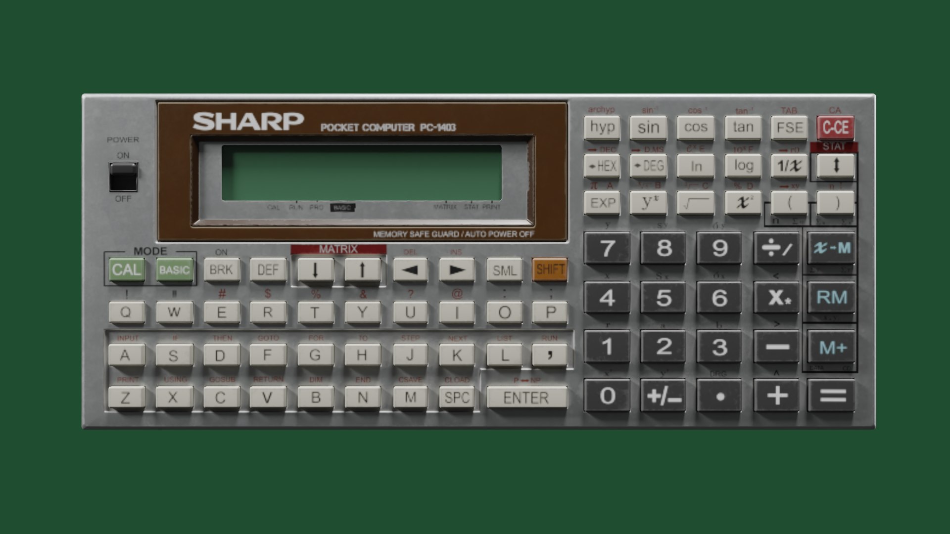 3D Model Sharp PC-1403 - TurboSquid 2219931