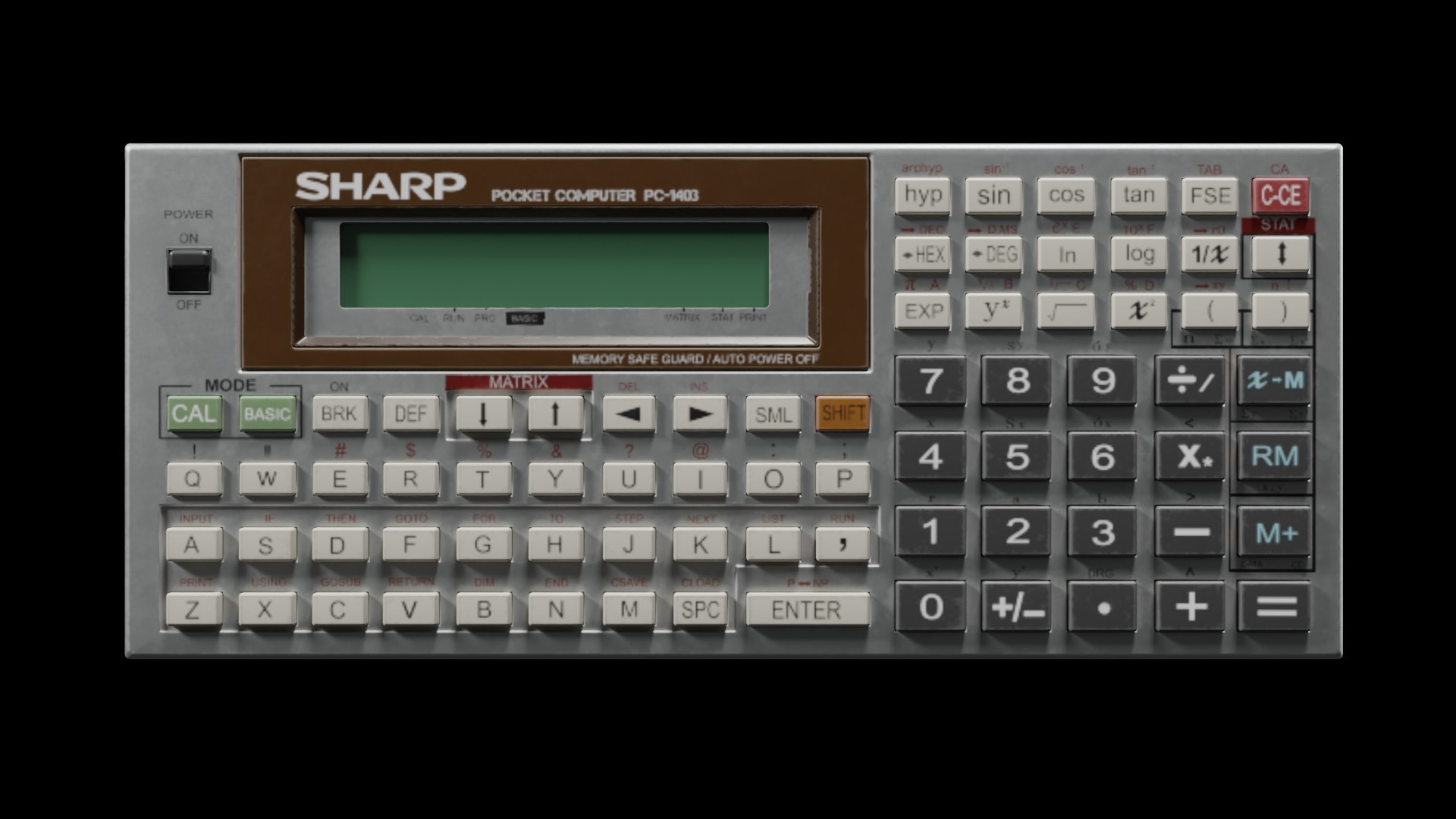 3D Model Sharp PC-1403 - TurboSquid 2219931