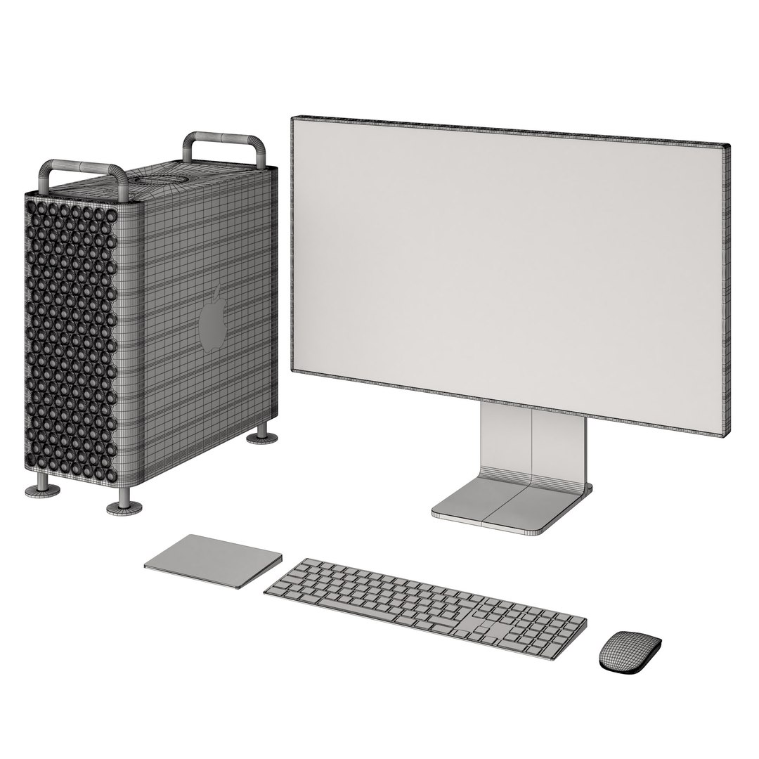 3D Apple Mac Pro Model - TurboSquid 1503520