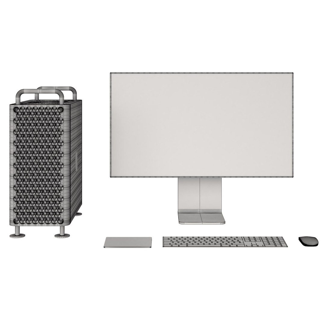 3D Apple Mac Pro Model - TurboSquid 1503520