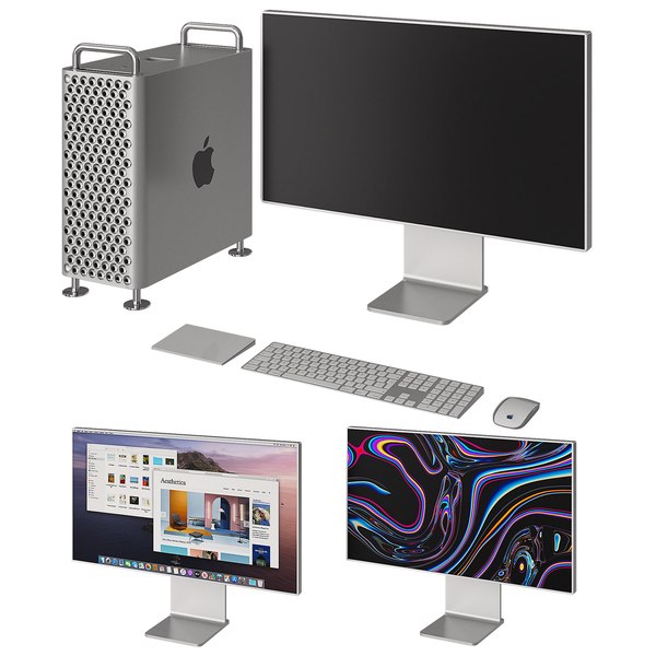 3D apple mac pro model - TurboSquid 1503520