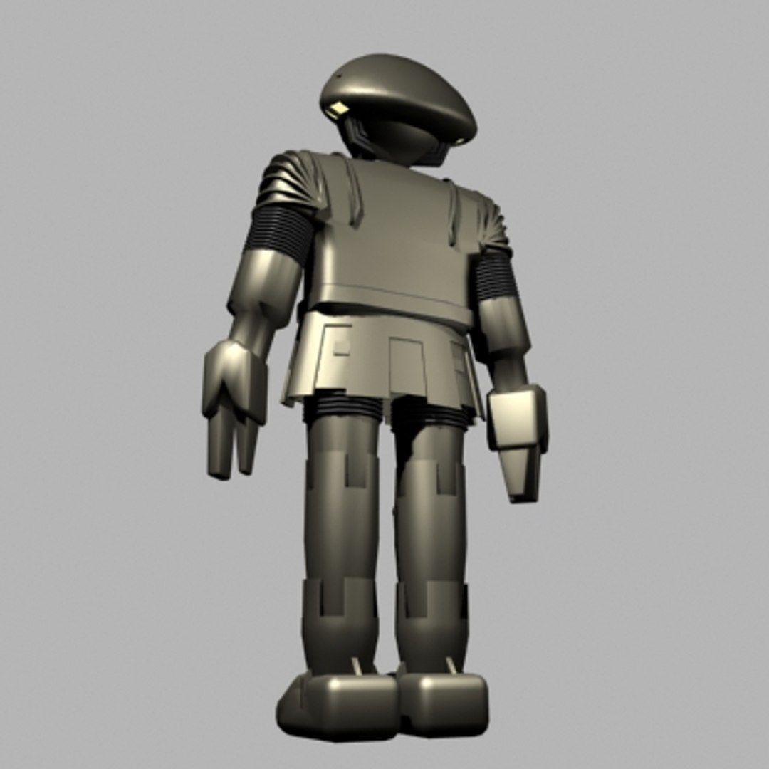 Robot Character Twiki 3d Model